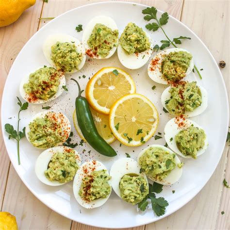 Guacamole Deviled Eggs