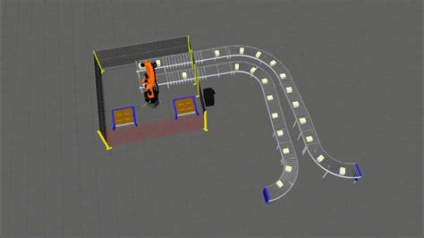 Kuka Robot Palletizing Cell Dual Pallet Youtube