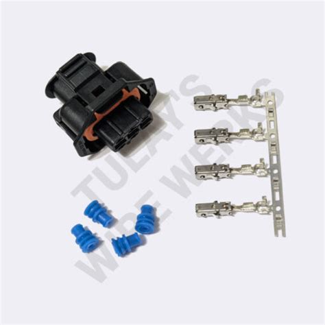 Bosch 3 Pin Black Sealed Plug Ls3 Map Sensor Connector Kit Tulays Wire Werks