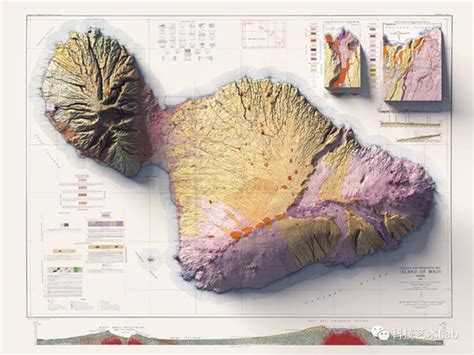 [艺术赏析074] 地图浮雕 By Vizcart 知乎