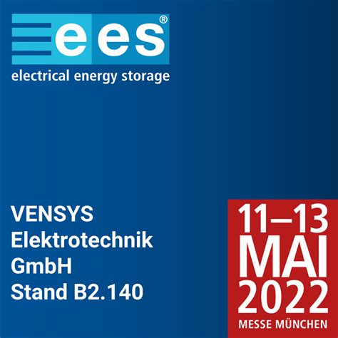 Ees Europe 2022 Vensys Elektrotechnik