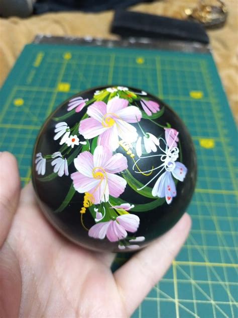 Шкатулка ручний розпис вінтаж — ціна 202 грн у каталозі Скриньки Купити товари для дому та