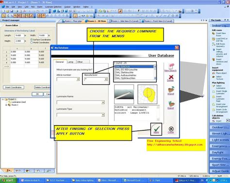 dialux lighting software program red version ~ electrical knowhow