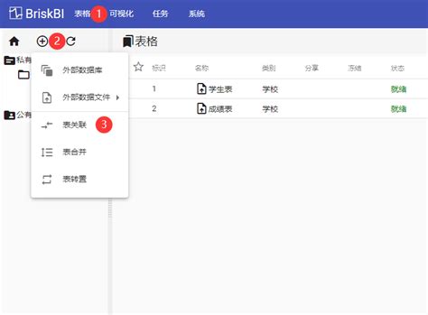 briskbi教程 表格变换操作