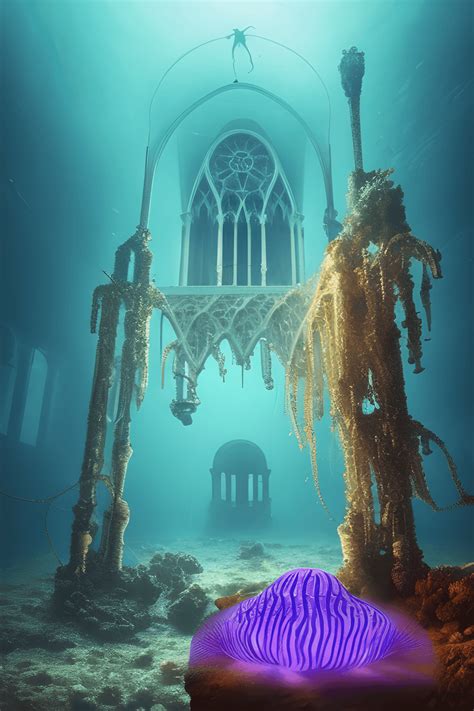 High Quality Photo Of Cinematic Underwater Dystopia · Creative Fabrica