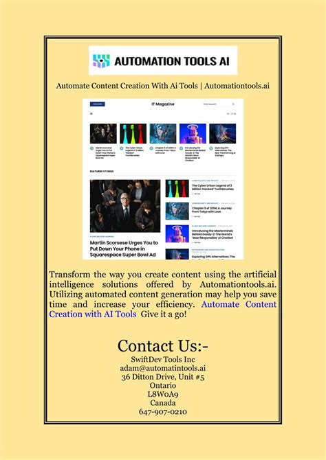 Ppt Automate Content Creation With Ai Tools Automationtoolsai