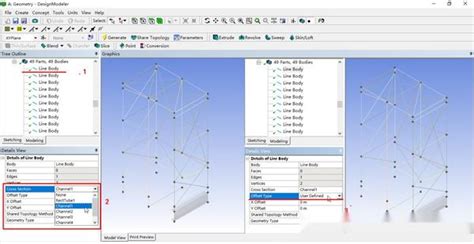 Ansys Workbench梁壳结构谱分析（一）梁壳建模 知乎