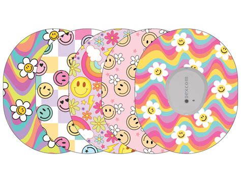 glucomart dexcom g7 adhesive patches 5 pack smile