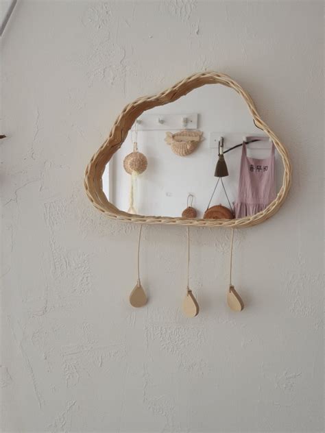 라탄 구름 거울 솜씨당