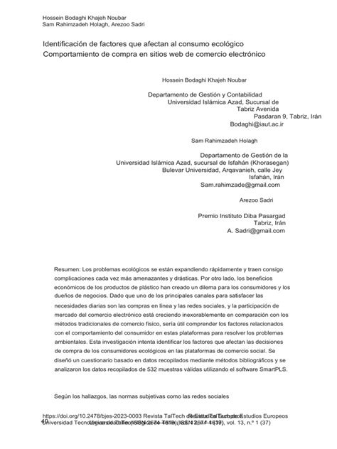 Identifying Factors Affecting Green Consumer Purchase Behavior On Ecommerce Websitestaltech