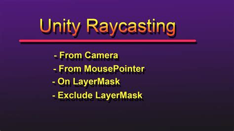 raycasting in unity unity dev tutorial youtube