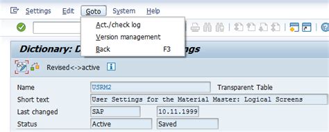 sap table log sap community