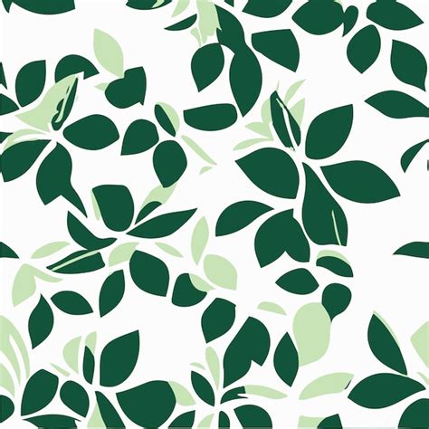 Premium Vector Leaf Pattern Background Design