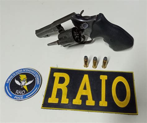 Suspeito arma de fogo é preso pelo CPRaio da PMCE em Paraipaba CE Polícia Militar