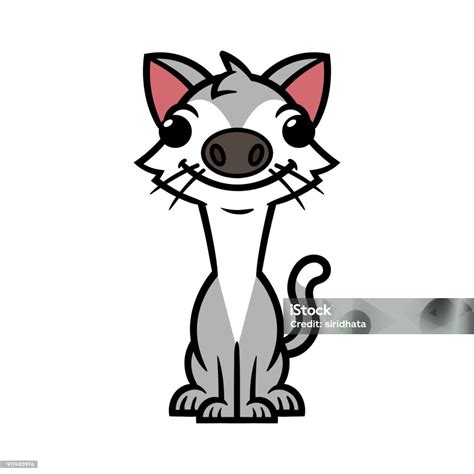 만화 바보 고양이 그림 가축에 대한 스톡 벡터 아트 및 기타 이미지 가축 고양이 새끼 고양잇과 Istock