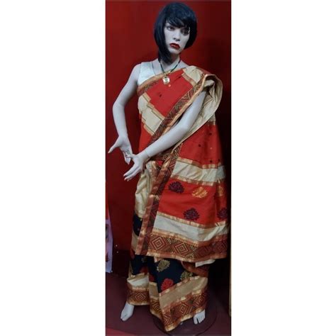 Aasmitas Couture Party Wear Designer Saree Assamese Traditional Design