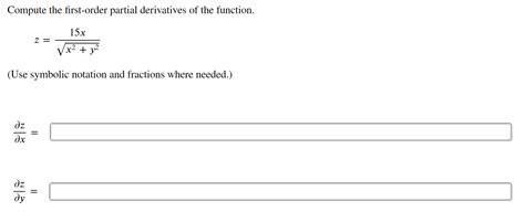 Solved и Compute the second order partial derivative of the Chegg com