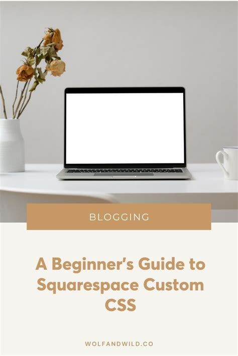 A Beginners Guide To Squarespace Custom Css Wolf And Wild Squarespace Web Design Tips Css