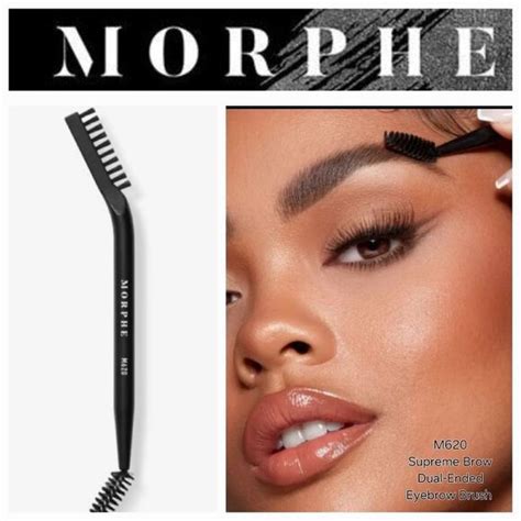 Morphe Makeup Morphe M62 Supreme Brow Dualended Eyebrow Brush