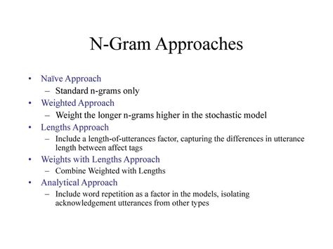 N Gram Based Approaches Ppt Download
