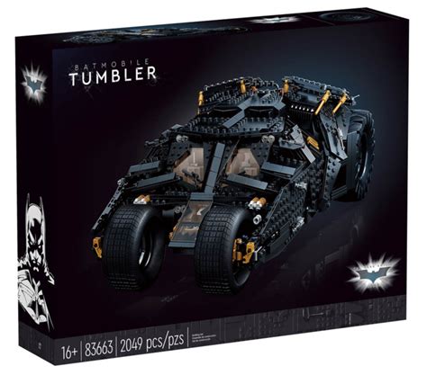 Конструктор Lepin 83663 Супер Герои Бэтмобиль Тумблер 2049 дет.