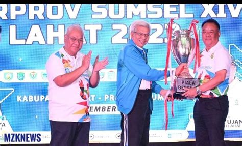 Kabupaten Lahat Keluar Sebagai Juara Umum Porprov Sumsel Ke XIV 2023