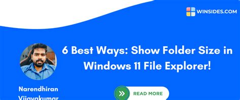 6 Best Ways Show Folder Size In Windows 11 File Explorer Dev Community