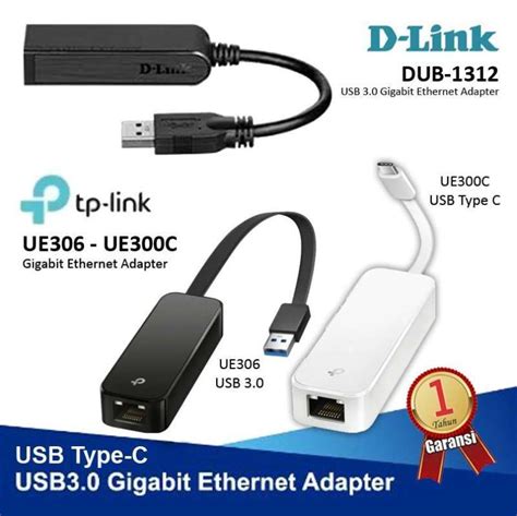 Jual Tp Link Ue300c Ue306 Ue200 Usb 3 0 Type C Gigabit Ethernet Adapter Di Seller Avista Prima