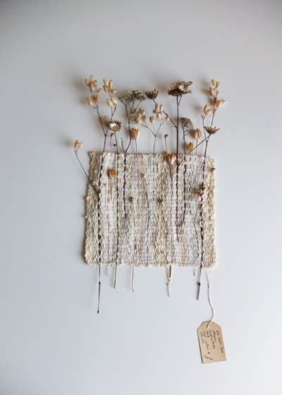 Delicate South African Grass And Wild Flora Mohair And Wool Weave