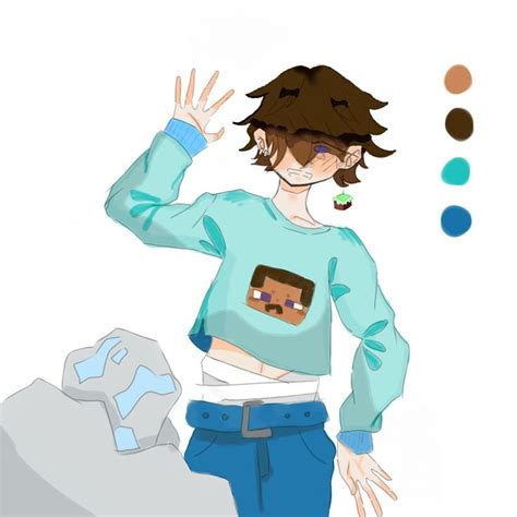 Pin De Y Y Ng O Yuu Em Minecraft Steve Fanart