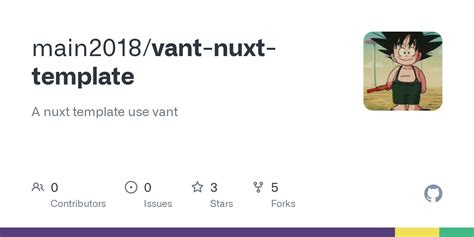 Github Main2018vant Nuxt Template A Nuxt Template Use Vant