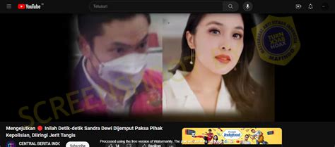 Salah Sandra Dewi Dijemput Paksa Kepolisian Sebagai Tersangka Korupsi Timah Turnbackhoax Id