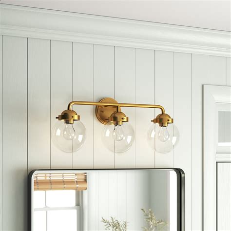 Brushed Brass Bathroom Light Fixtures Rispa