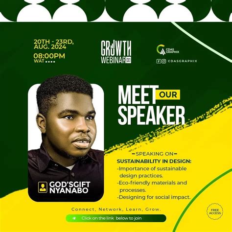 Meet Our Speaker Godst Nyanabo We Are Thrilled To Introduce One Of