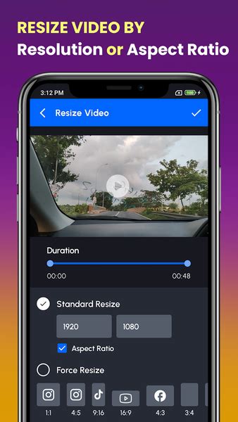 دانلود برنامه Resize Video Compress And Crop اندروید بازار