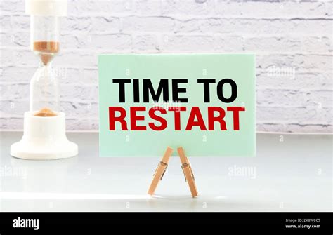 Financial Diagram On White Big Notepad Green Book And Paper Sheet With Text Time To Restart