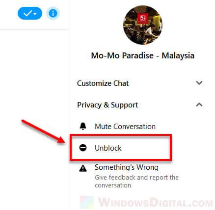 How To Unignore Someone Or A Group Chat On Facebook Messenger