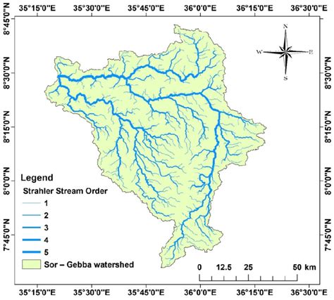 Strahler Stream Order Designation For The Sor And Gebba Streams