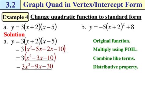 Standard Form Vertex Form And Intercept Form At Marcus Lewis Blog
