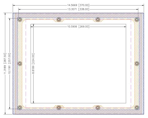 Allen Bradley Panelview Plus 1250 Touch To Panelview Plus 7 10 4 Touc Hmi Adapter Plate Llc