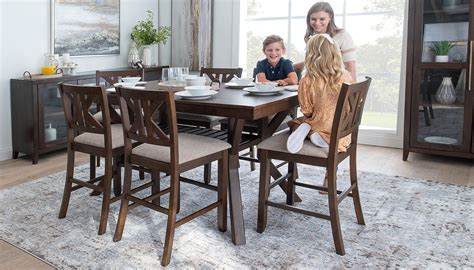 Generations Counter Height Table And Chairs Home Zone Furniture