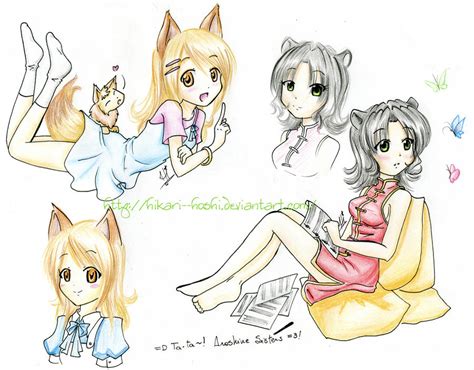 Arashine Sisters By Hikari Hoshi On Deviantart