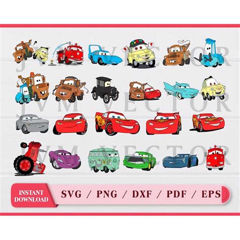 Cars Outline Svg Clipart Digital File Inspire Uplift