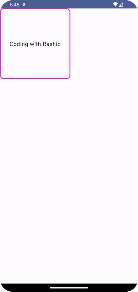how to add border to box in android jetpack compose coding with rashid