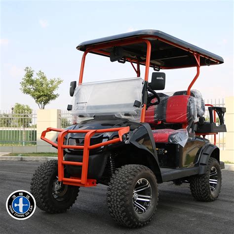 4 Seater Reception Shuttle Electric Golf Cart Low Speed With