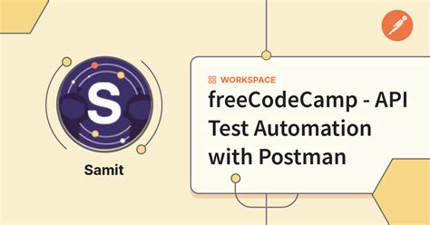 Freecodecamp Api Test Automation With Postman Postman Api Network