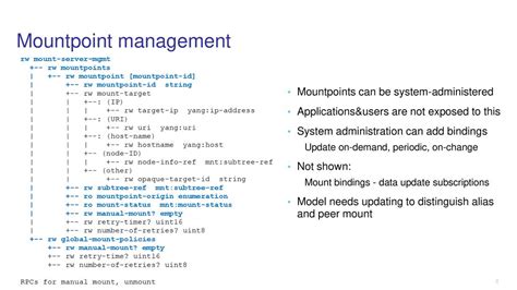 Yang Mount Draft Clemm Netmod Mount Ietf 98 Chicago 30 March Ppt Download