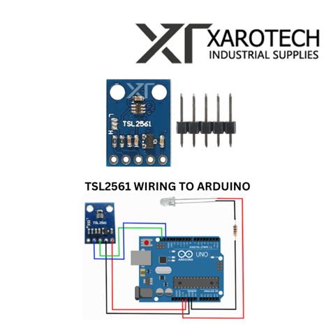 Gy 2561 Tsl2561 Light Intensity Luminosity Lux Sensor Module I2c