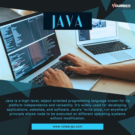 Java Is A High Level Object Oriented Programming Language Known For Its Platform Independence