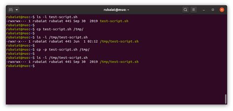 How To Preserve File Permissions While Copying Files In Linux